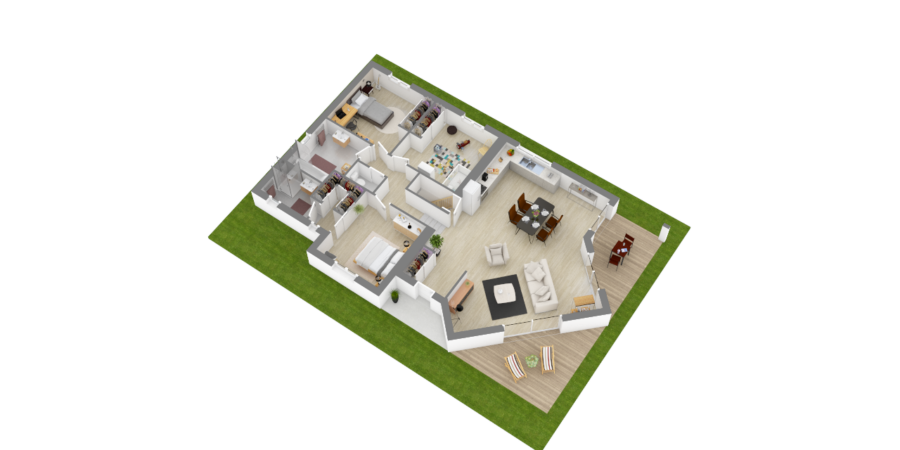 Découvrez le plan de maison Lise avec 3 chambres et un sous-sol